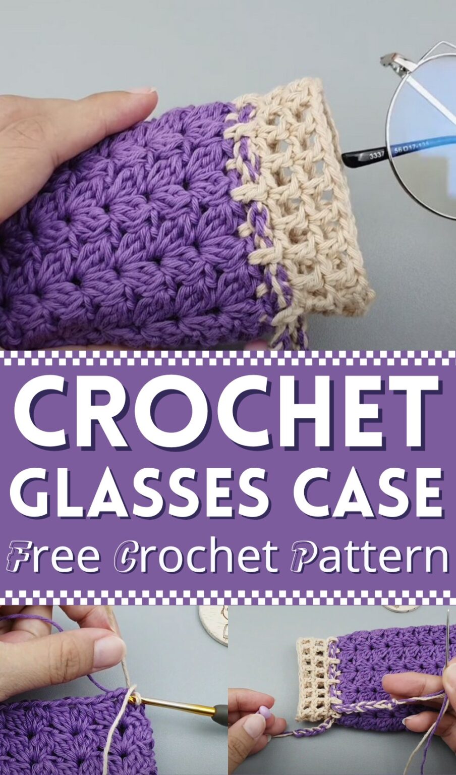 23 Crochet Sunglasses Case Patterns For Both Genders (High Rated) - Red ...
