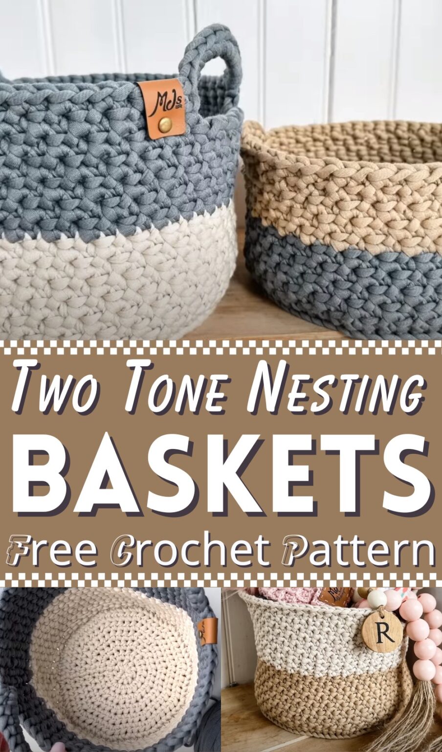 15 Crochet Basket Patterns For Storage And Organization - Red Agape Blog