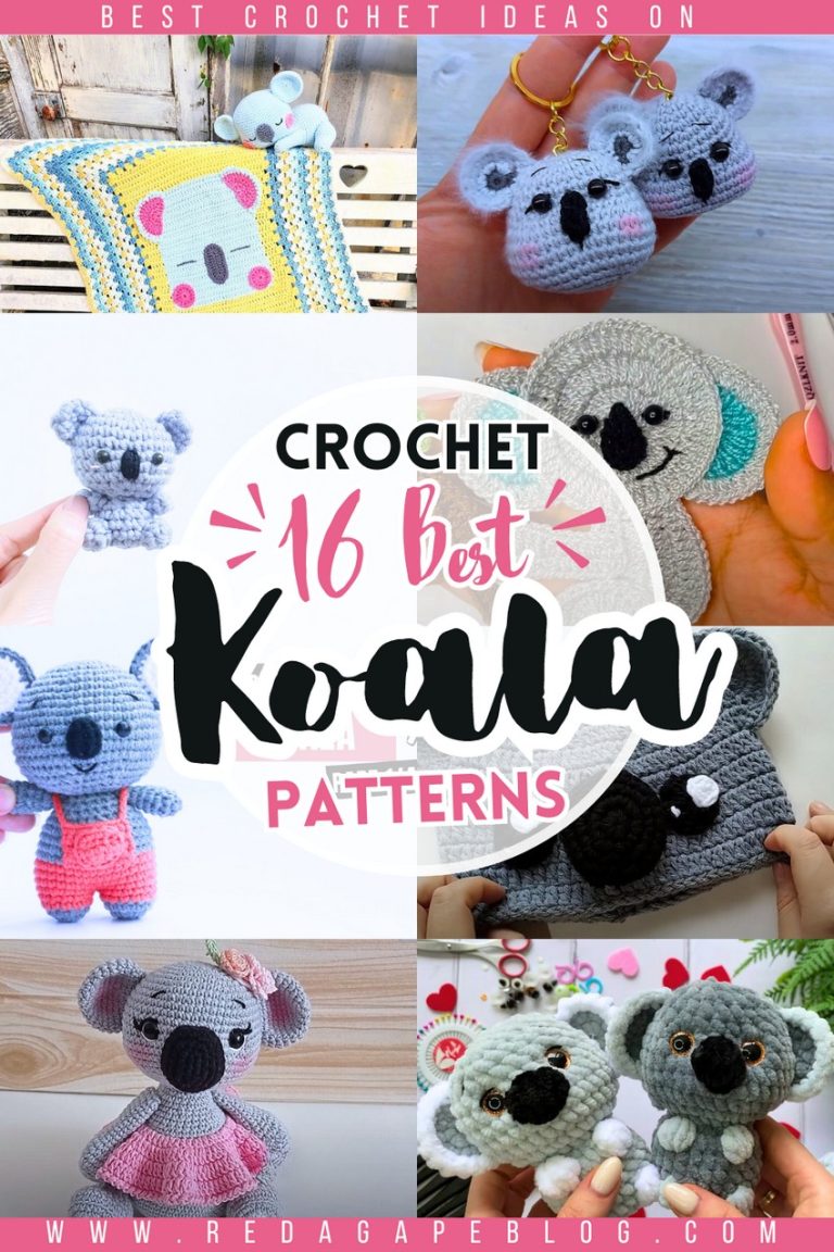 16 Free Crochet Koala Patterns For Crocheting Lovely Items - Red Agape Blog