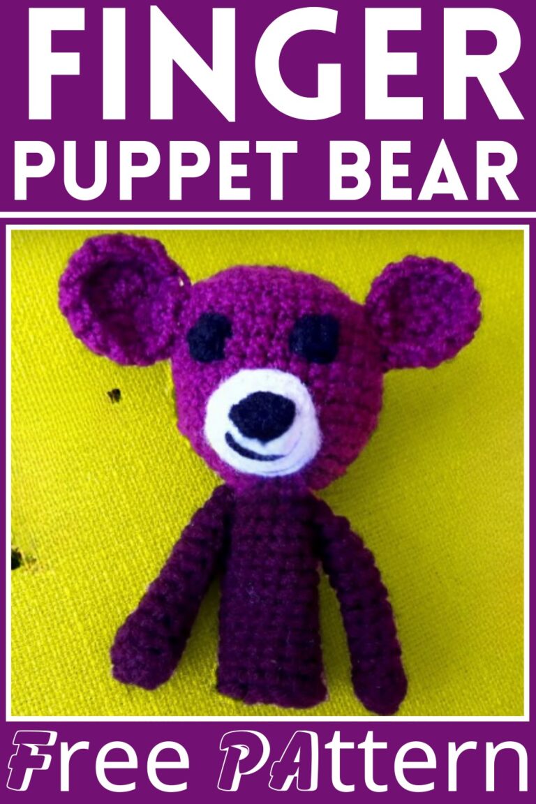 10 Crochet Finger Puppet Patterns For Toddlers - Red Agape Blog