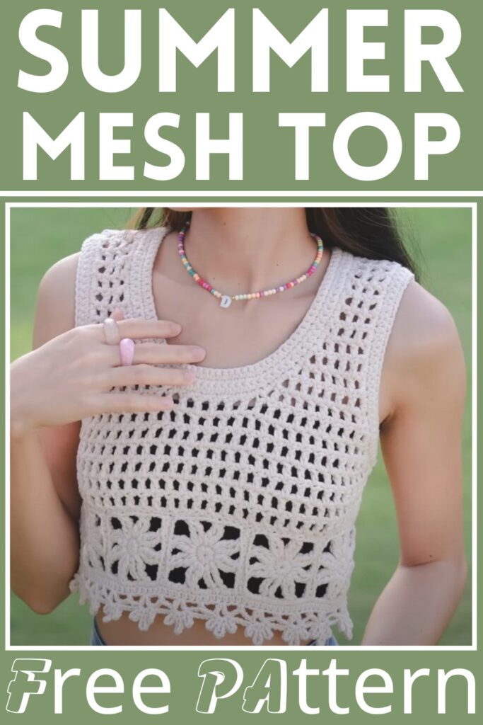 14 Crochet Crop Top Patterns For Summer - Red Agape Blog