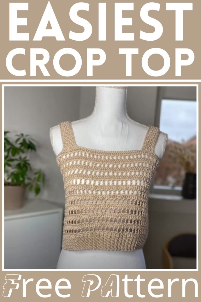 14 Crochet Crop Top Patterns For Summer - Red Agape Blog