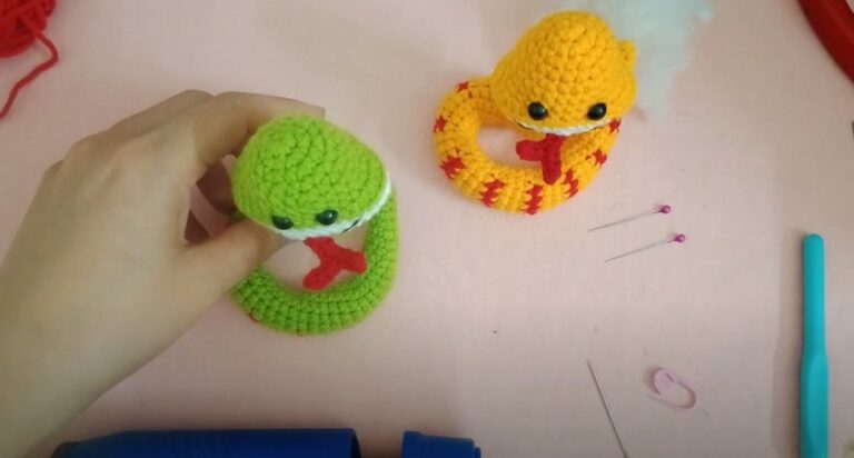 11 Crochet Snake Patterns For Kids To Play - Red Agape Blog