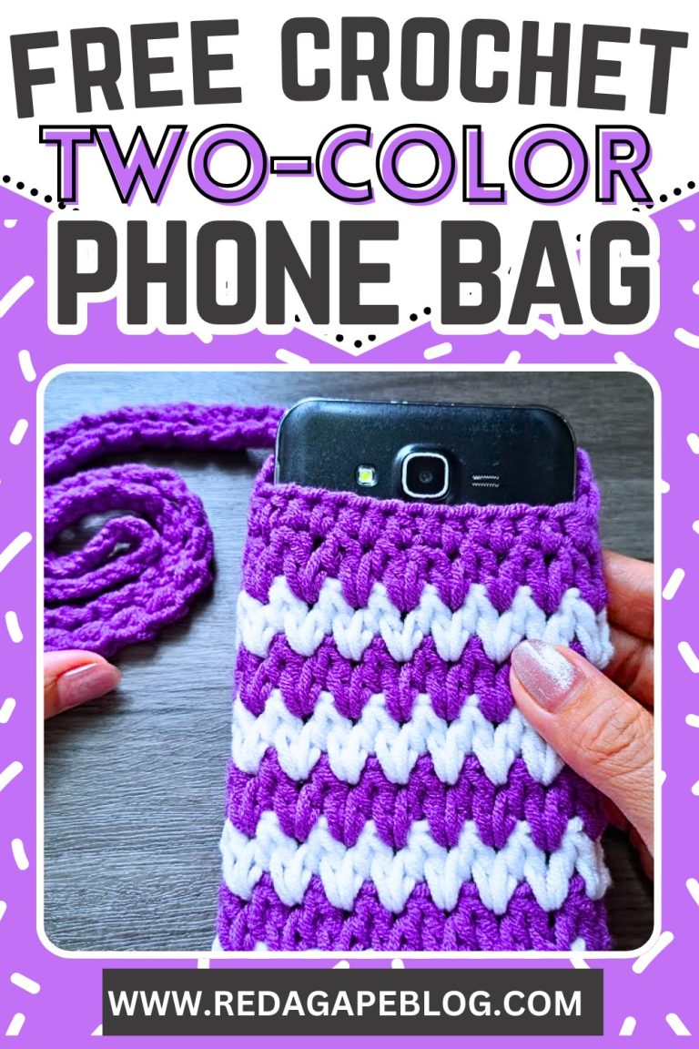 24 Crochet Phone Bag Patterns For Holding Your Smartphones