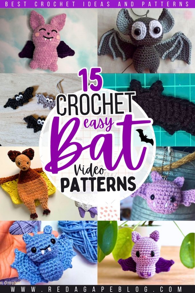 15 Free Crochet Bat Patterns For Halloween