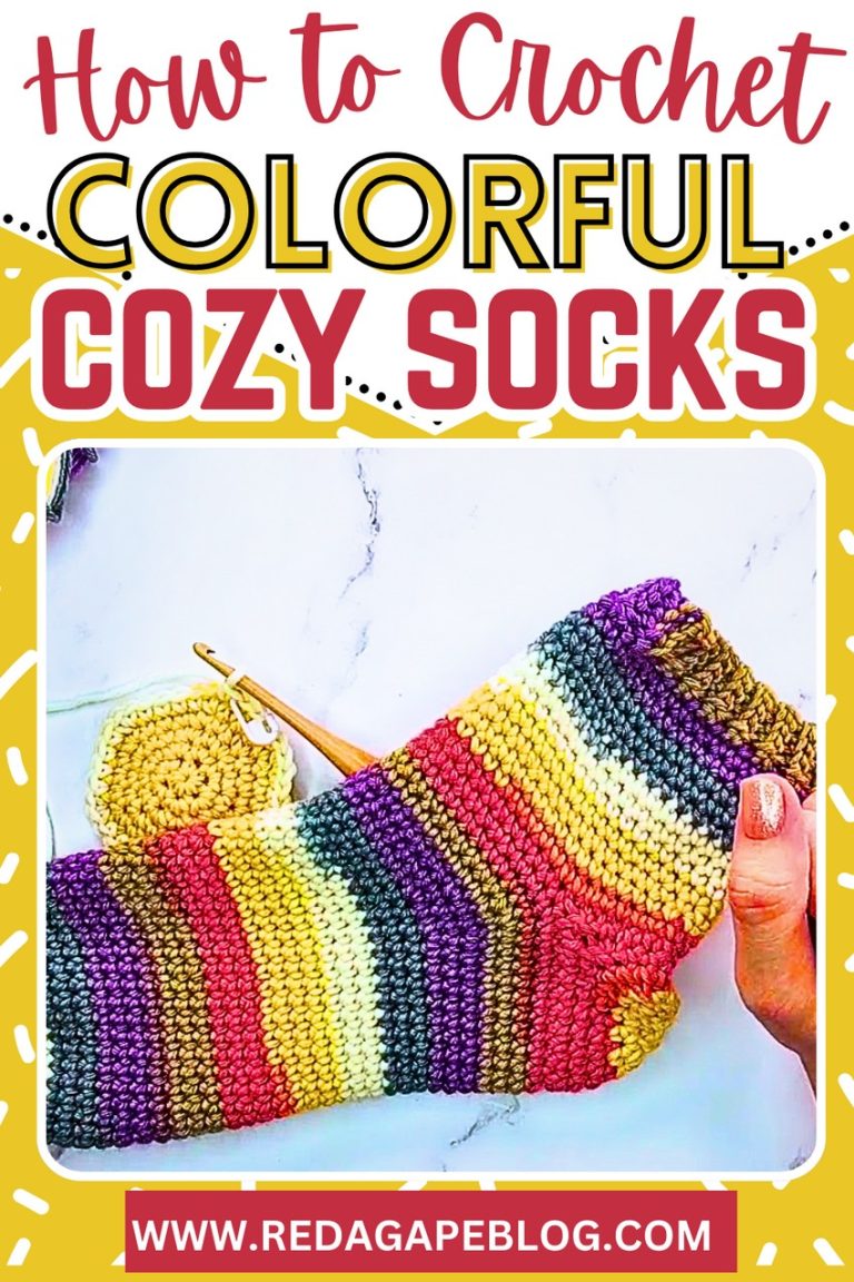 22 Crochet Socks Patterns To Keep Your Feet Warm - Red Agape Blog