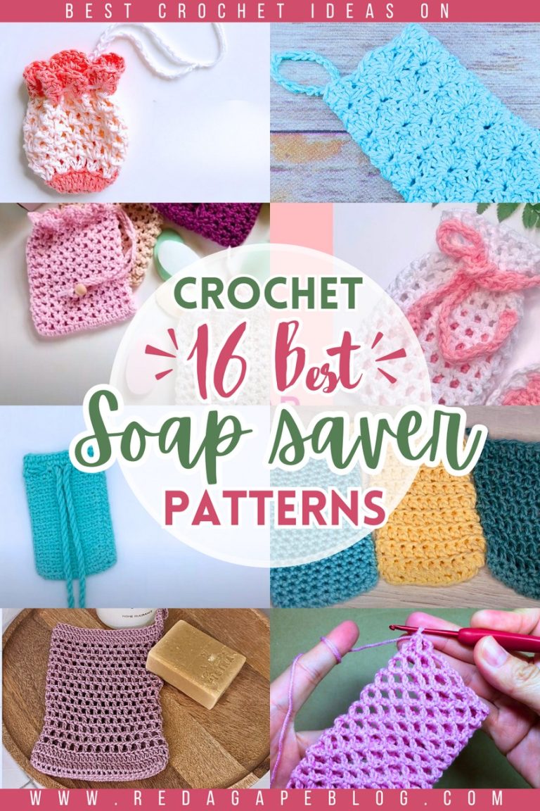 16 Crochet Soap Sack Patterns To Save Soap - Red Agape Blog