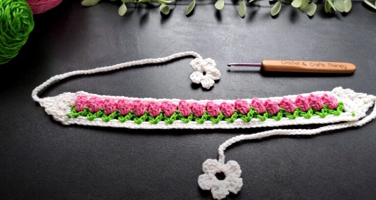 20 Crochet Tulip Patterns For True Flower Lovers! - Red Agape Blog