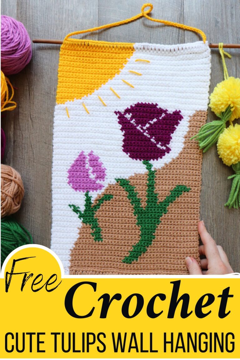 20 Crochet Tulip Patterns For True Flower Lovers! - Red Agape Blog