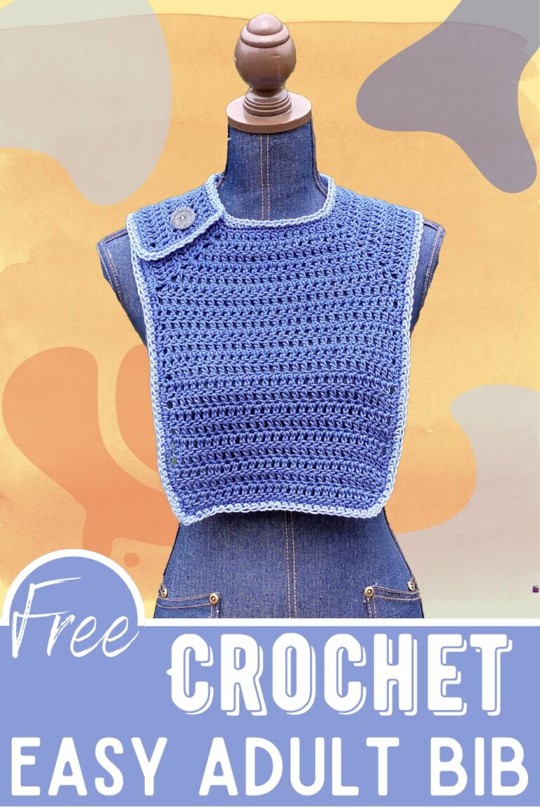 16 Easy Crochet Bib Patterns For Newborn Cleanliness! - Red Agape Blog