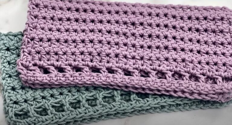 15 Free Crochet Washcloths Patterns