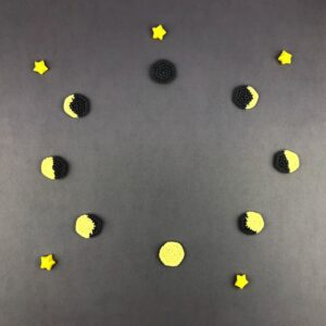 16 Free Crochet Moon Patterns For Decors, Cozies & Stuffed Items!