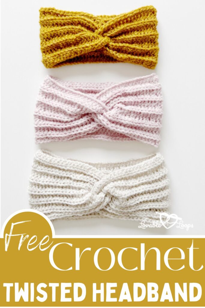 18 Crochet Twisted Headband Patterns To Warm Up Ears Stylishly!