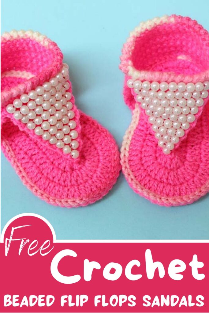 15 Free Crochet Flip Flop Patterns All Stylish & Cozy For Summer! - Red ...