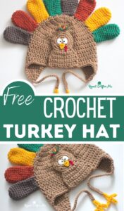 5 Free Crochet Turkey Hat Patterns For Thanksgiving - Red Agape Blog