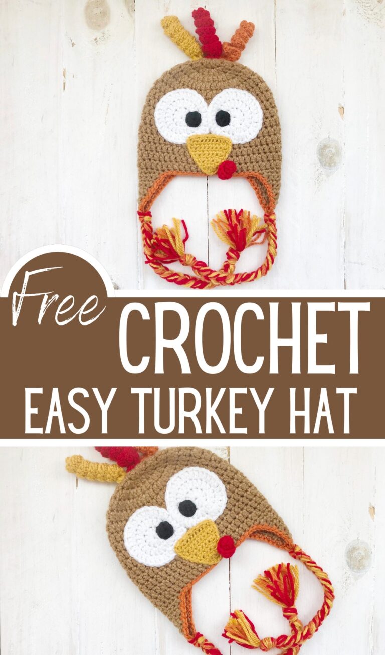 5 Free Crochet Turkey Hat Patterns For Thanksgiving - Red Agape Blog