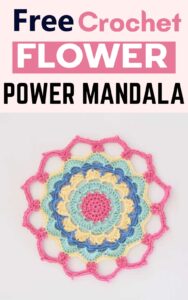 Free Crochet Flower Mandala Pattern For Spring - Red Agape Blog