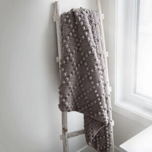 12 Crochet Bobble Stitch Blanket Patterns For Beginners - Red Agape Blog