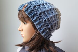 10 Free Crochet Waffle Stitch Hat Patterns (For Newbies) - Red Agape Blog