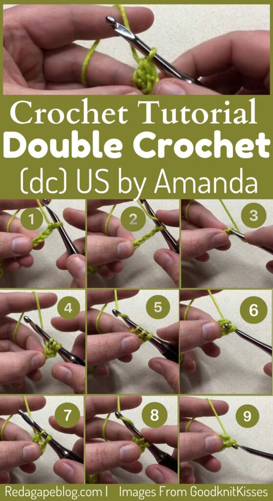 How to Double crochet (dc) | Step-by-Step Tutorial - Red Agape Blog