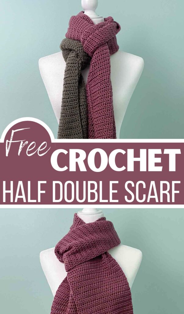 10 Free Double Crochet Scarf Patterns For Beginners - Red Agape Blog