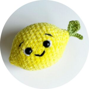 Free Crochet Lemon Pattern For Fruit Baskets - Red Agape Blog