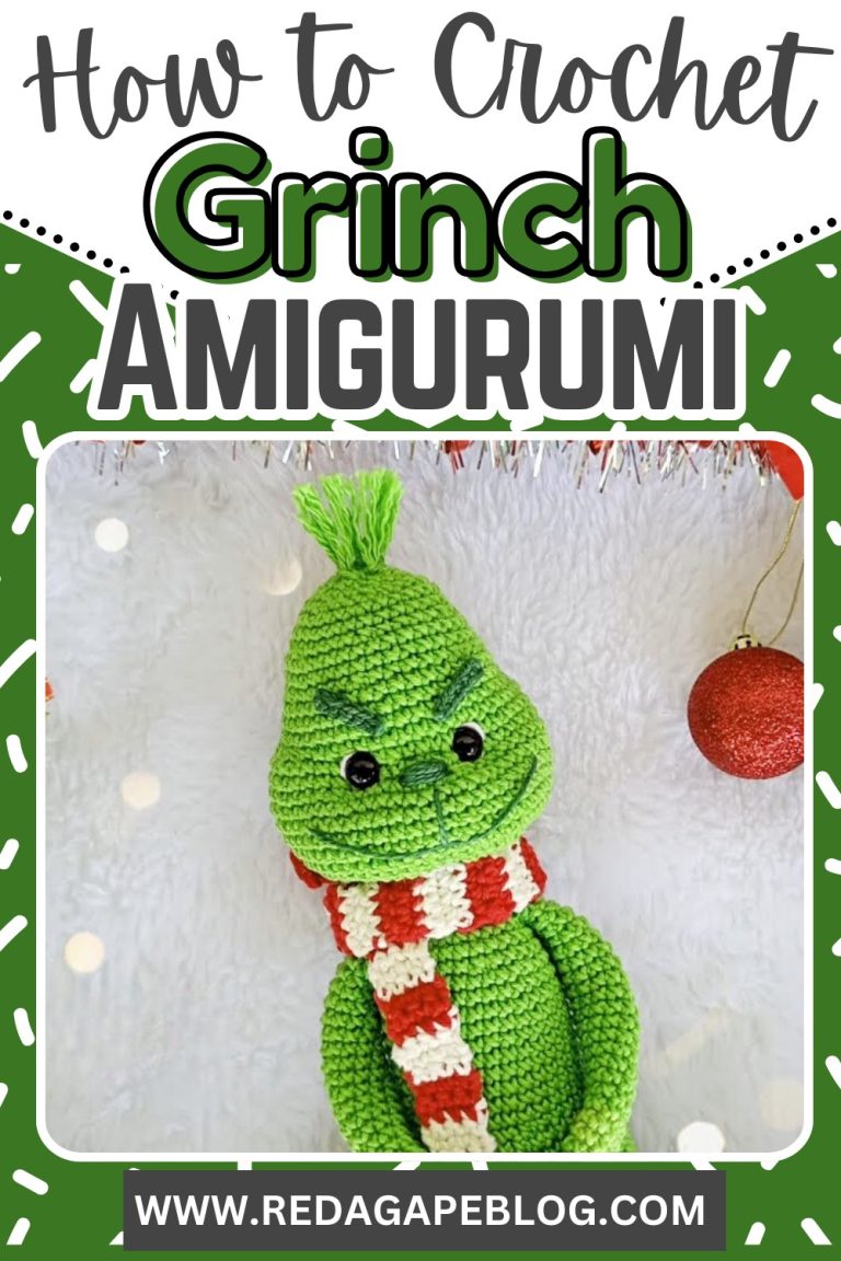 Crochet Grinch Patterns For Holiday Celebrations And Decorations - Red ...