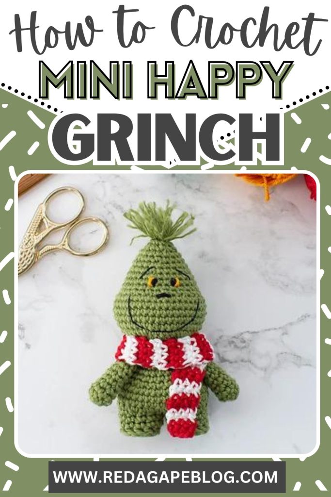 Crochet Grinch Patterns For Holiday Celebrations And Decorations - Red ...