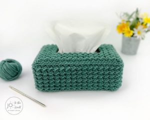 11 Free Crochet Tissue Box Cover Patterns for Celebrations - Red Agape Blog
