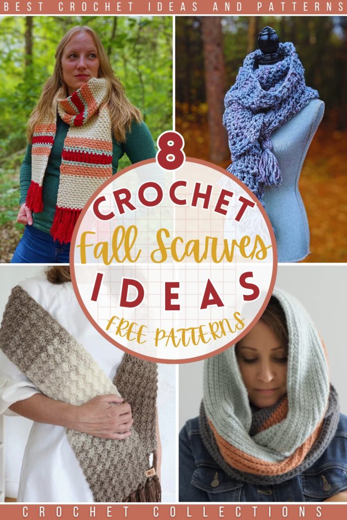 8 Perfect Crochet Fall Scarf Ideas With Patterns - Red Agape Blog
