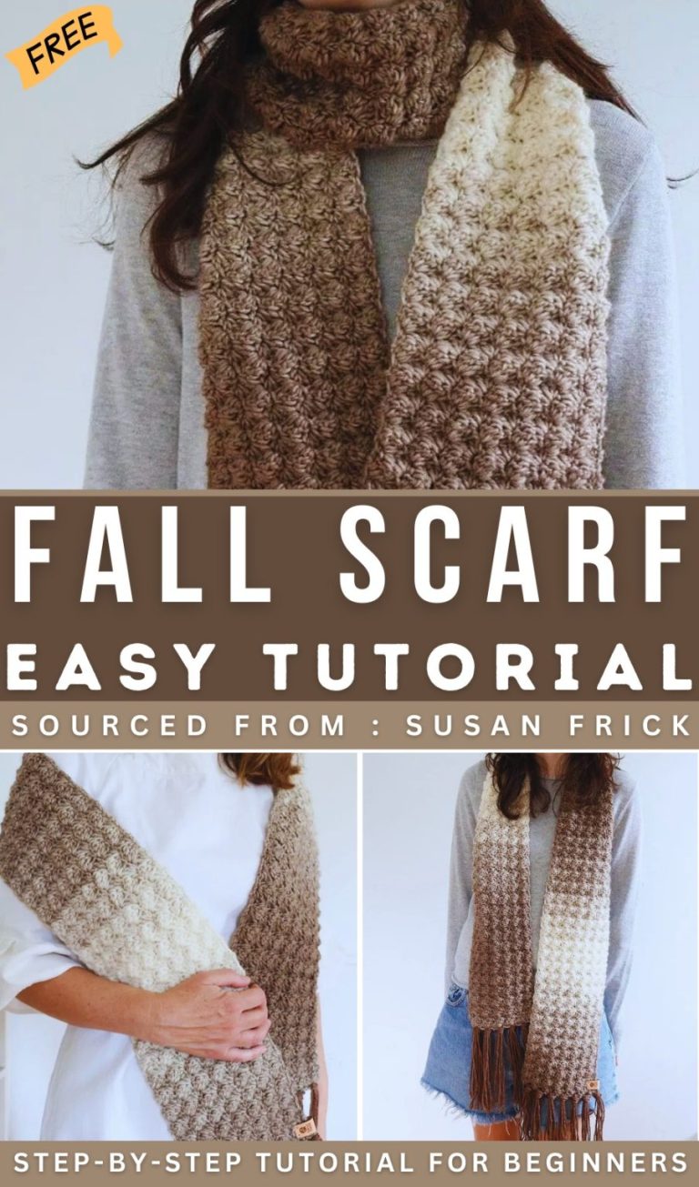 8 Perfect Crochet Fall Scarf Ideas With Patterns - Red Agape Blog