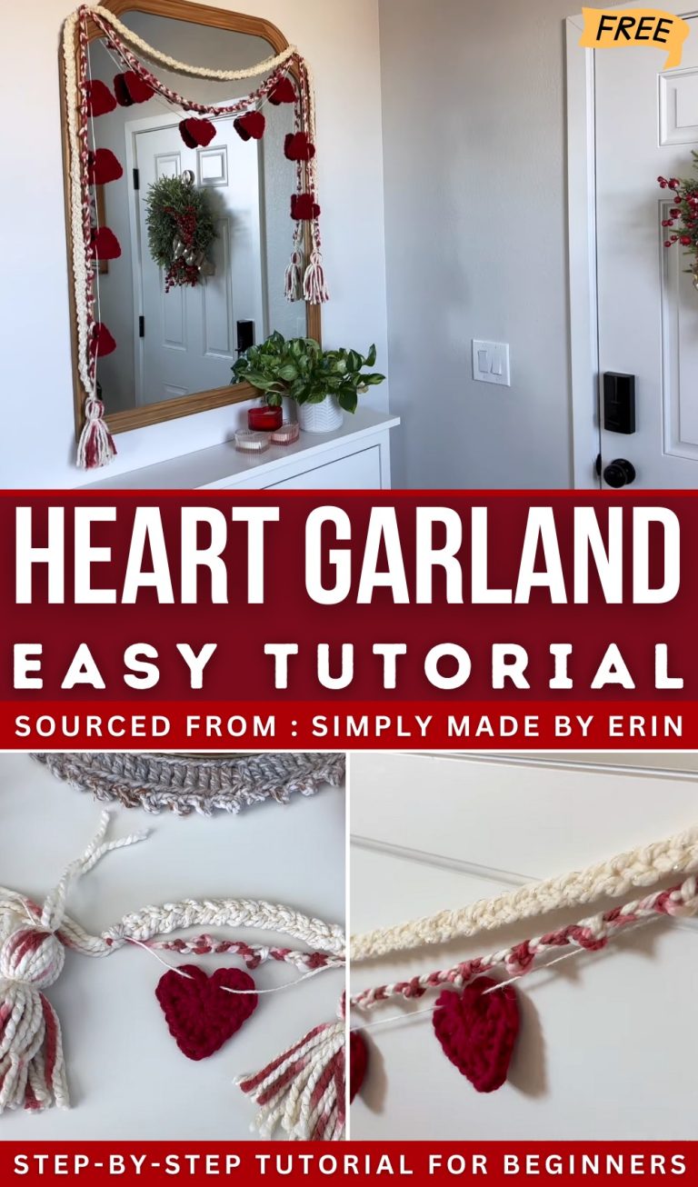 10 Crochet Heart Garland Patterns for Special Occasions - Red Agape Blog