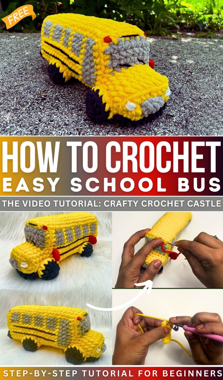 10 Back-to-School Crochet Ideas (School Themed Crochet Patterns) - Red ...