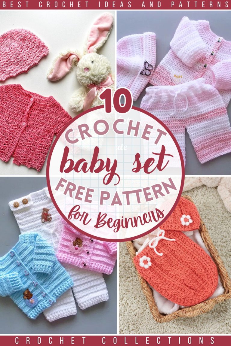 10 Elegant Crochet Baby Set Patterns for Every Occasion - Red Agape Blog