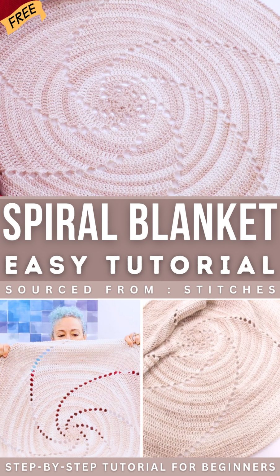 8 Crochet Swirl Blanket Patterns + Video Tutorials - Red Agape Blog