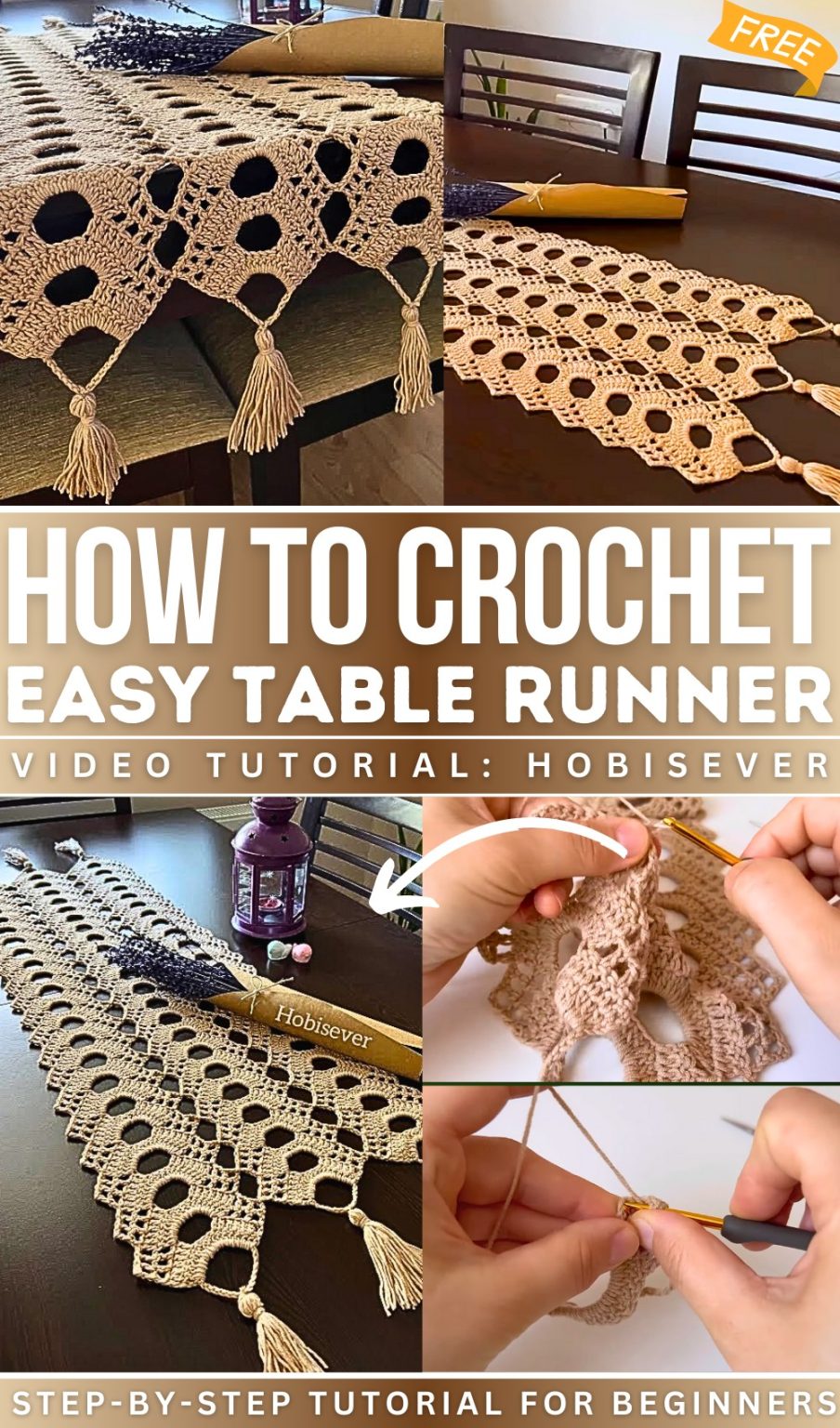 10 Free Crochet Table Decorations Patterns for Any Occasion - Red Agape ...