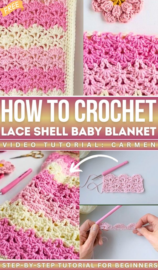 10 Free Crochet Lacy Blanket Ideas for Moms - Red Agape Blog