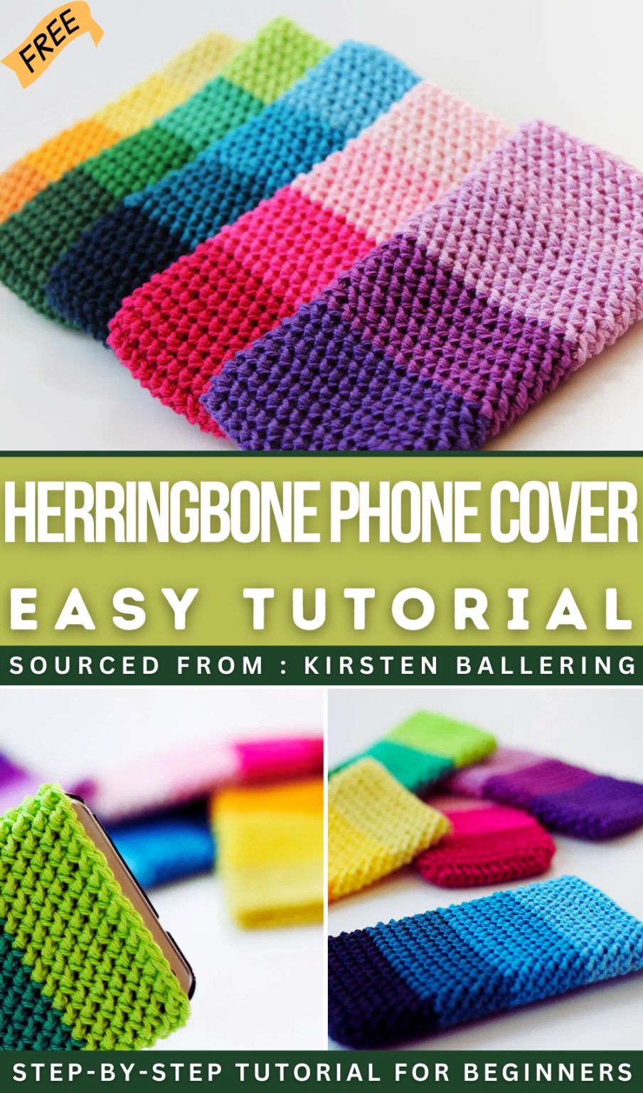 24 Crochet Phone Bag Patterns For Holding Your Smartphones