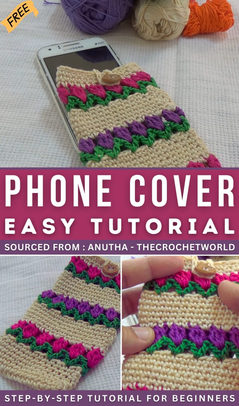 24 Crochet Phone Bag Patterns For Holding Your Smartphones
