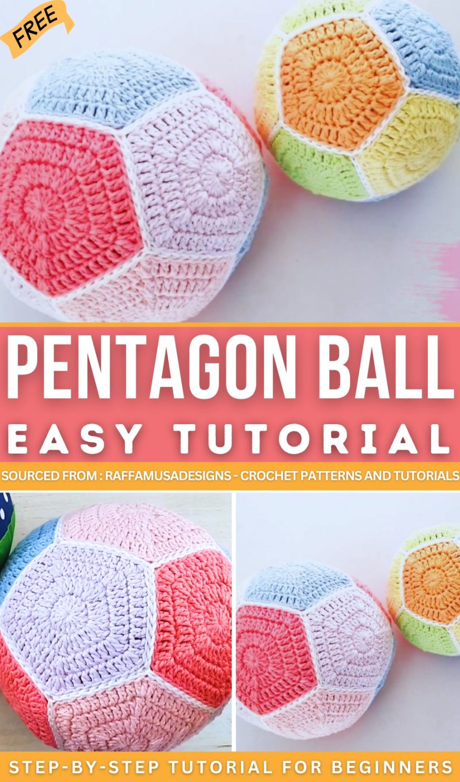 10 FUN Crochet Ball Projects with Tutorials (Try for Kids) - Red Agape Blog