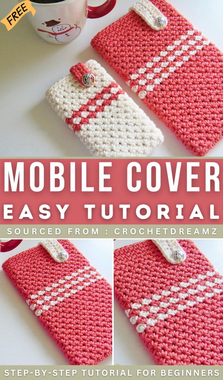 24 Crochet Phone Bag Patterns For Holding Your Smartphones