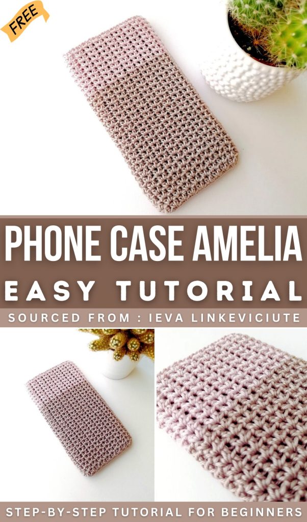 24 Crochet Phone Bag Patterns For Holding Your Smartphones