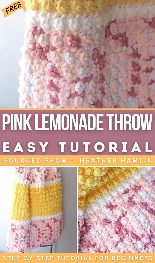 10 Free Crochet Pink Blanket Patterns for Feminine Decor - Red Agape Blog