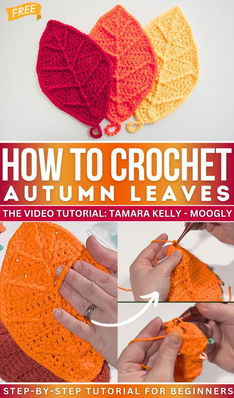 10 Free Crochet Fall Leaves Ideas for Home Decor - Red Agape Blog