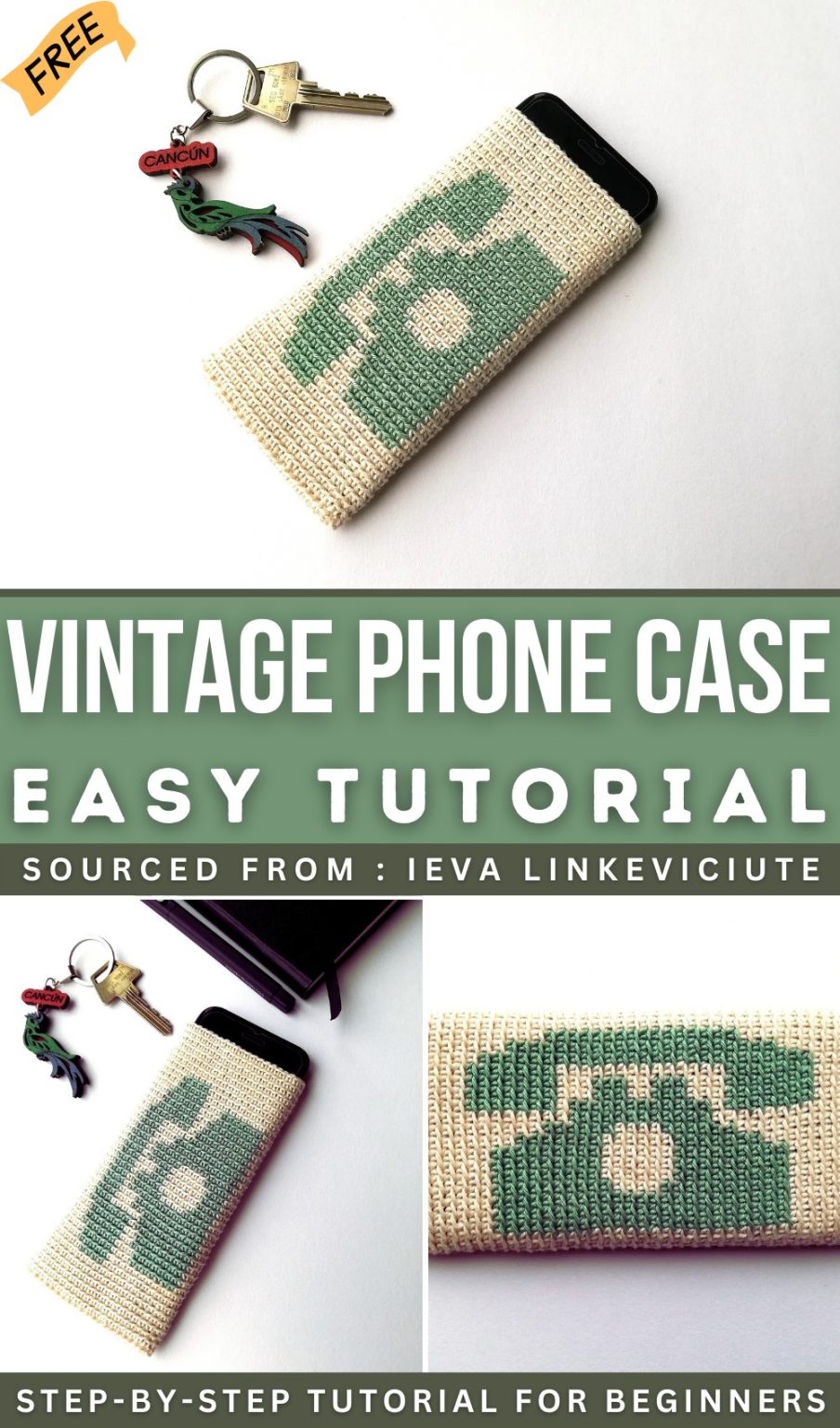 24 Crochet Phone Bag Patterns For Holding Your Smartphones