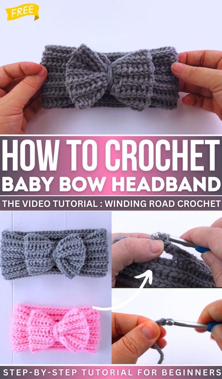 17 Free Crochet Baby Headband Ideas for Winter & Spring - Red Agape Blog