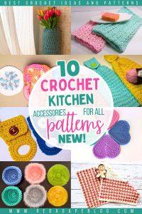 10 Free Crochet Kitchen Patterns for Every Kitchen Style - Red Agape Blog