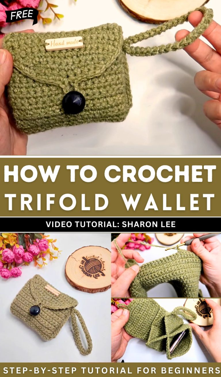 How to Crochet a Trifold Wallet for Beginners - Red Agape Blog