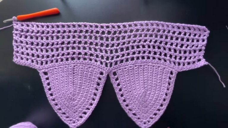 How To Crochet Basic Mesh Bralette For All Sizes - Red Agape Blog