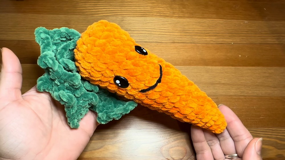 How to Crochet Carrot Plushie for Beginners - Red Agape Blog
